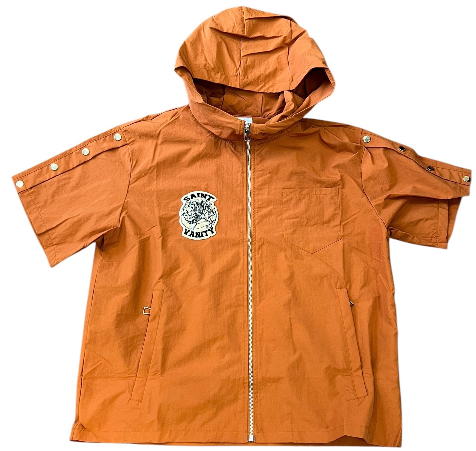 Saint Vanity Orange Nylon Track Top | Heat Archive Columbus