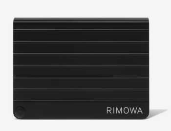 Rimowa Aluminum Card Holder Black | Heat Archive Columbus