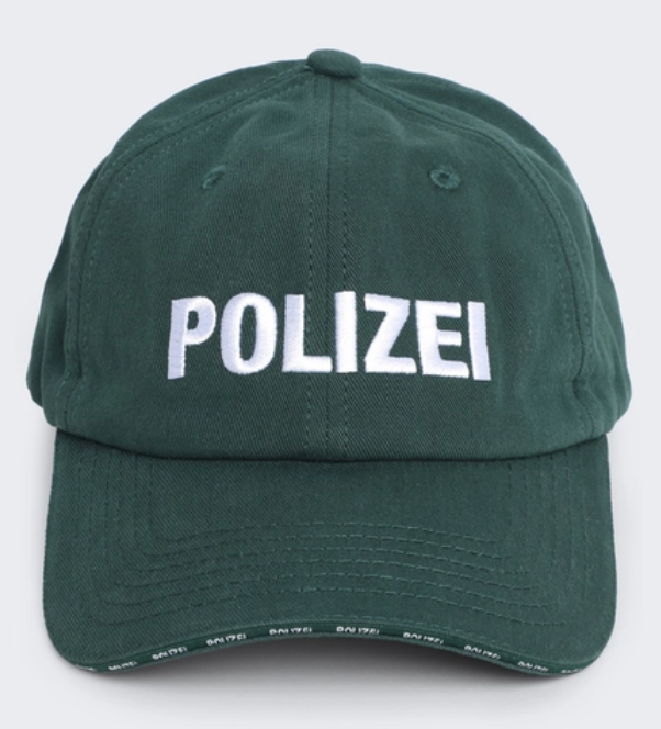 Vetements Polizei Green Hat | Heat Archive Columbus