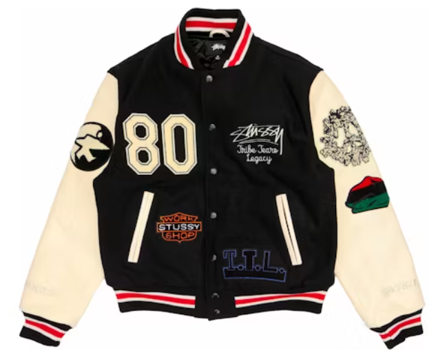 Stussy x Denim Tears X Our Legacy TTL Varsity Jacket | Heat Archive Columbus