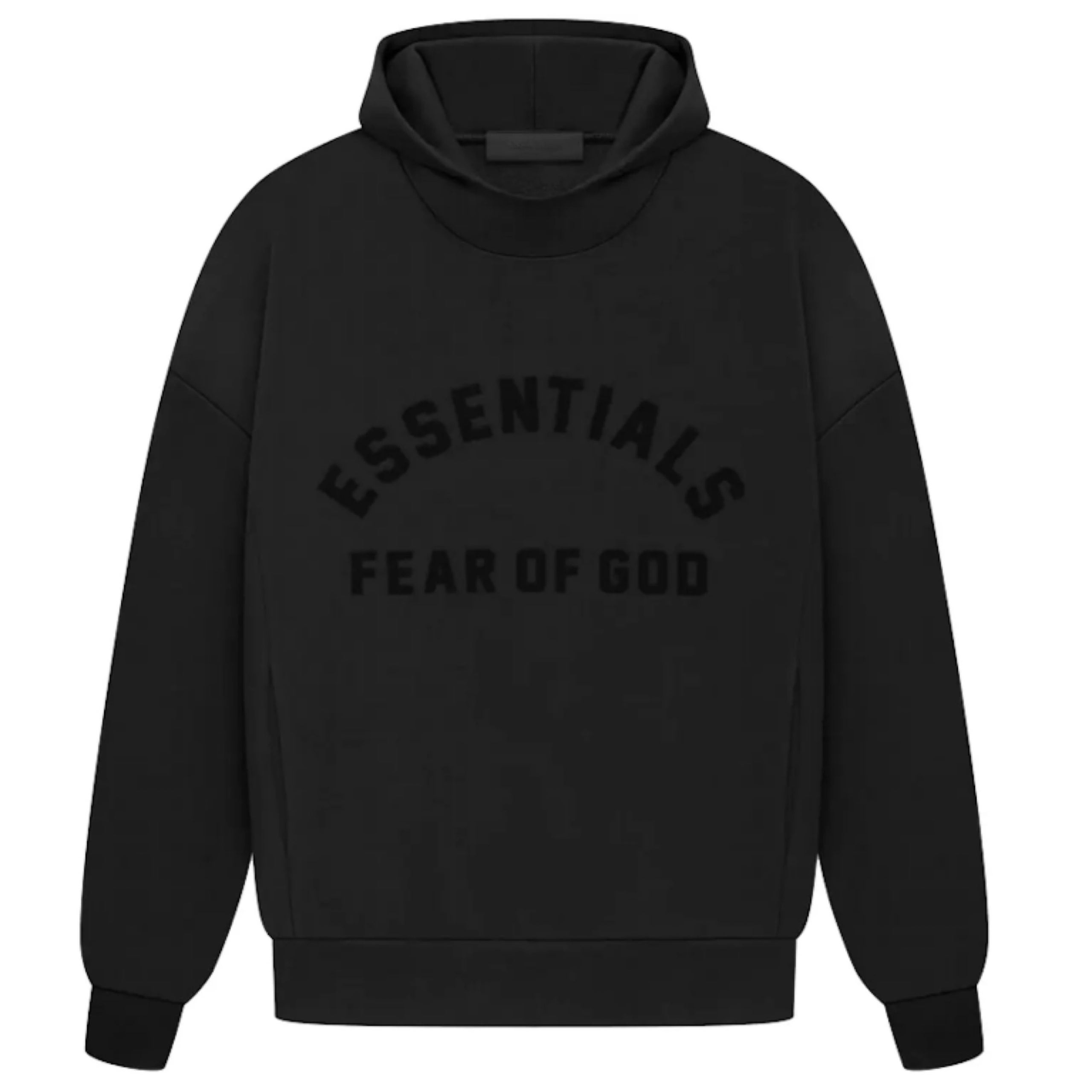 Essentials FOG Jet Black Hoodie | Heat Archive Columbus