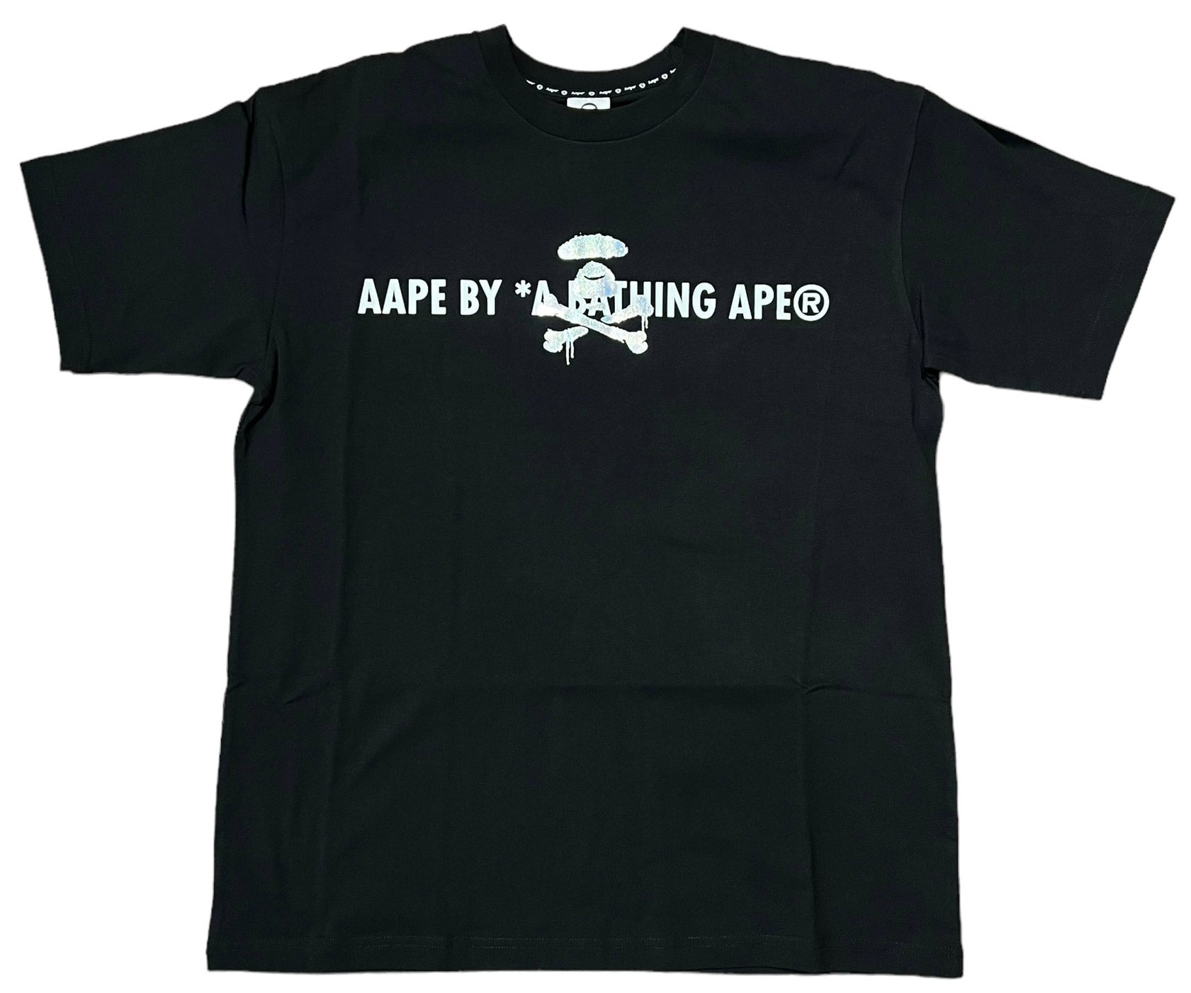 Bape AAPE Basic Black Tee | Heat Archive Columbus