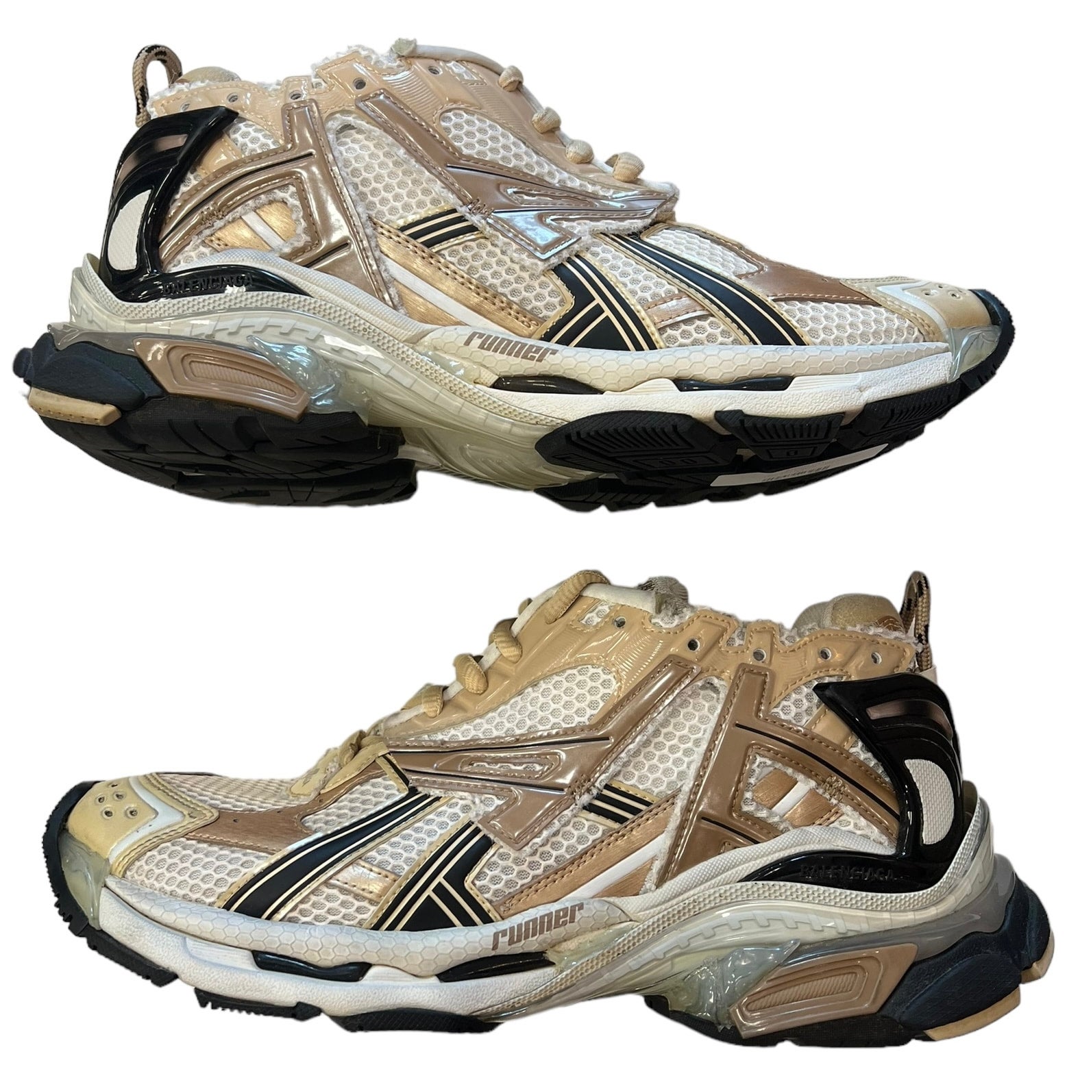 Balenciaga Tan Runner - Pre Owned | Heat Archive Columbus